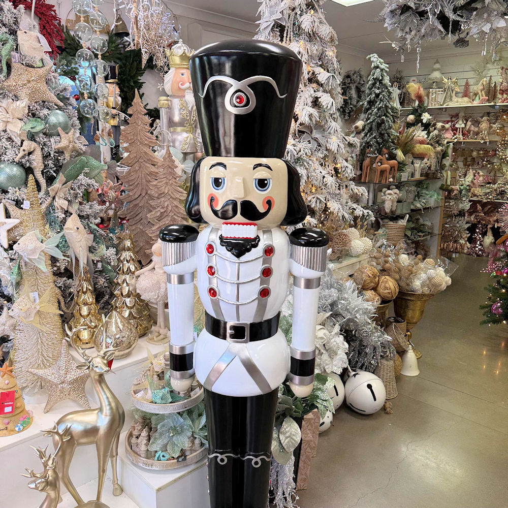 Black & White Nutcracker 180cm | Christmas Complete