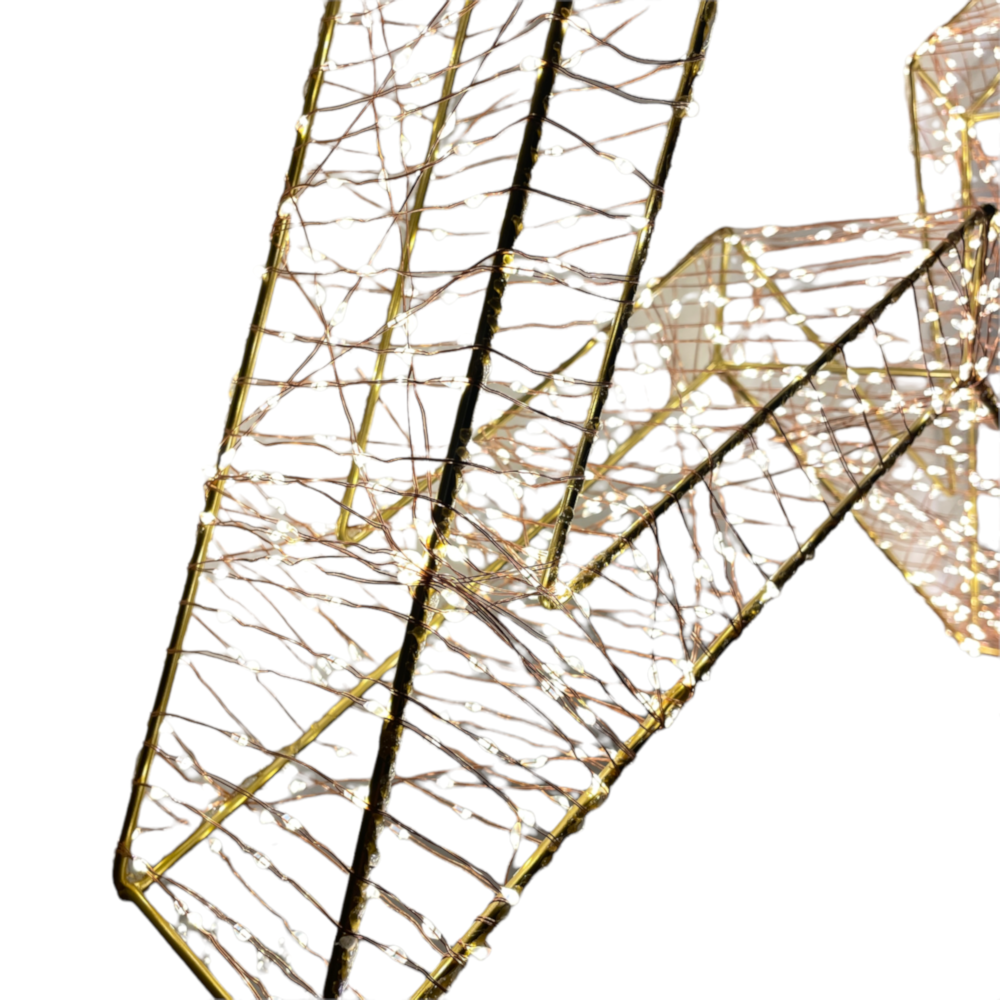 3D Star Metal Frame 1700L 75cm | We'll make your Christmas Complete