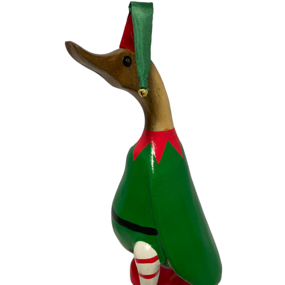 Elf Duck Red & Green 25cm | Christmas Complete