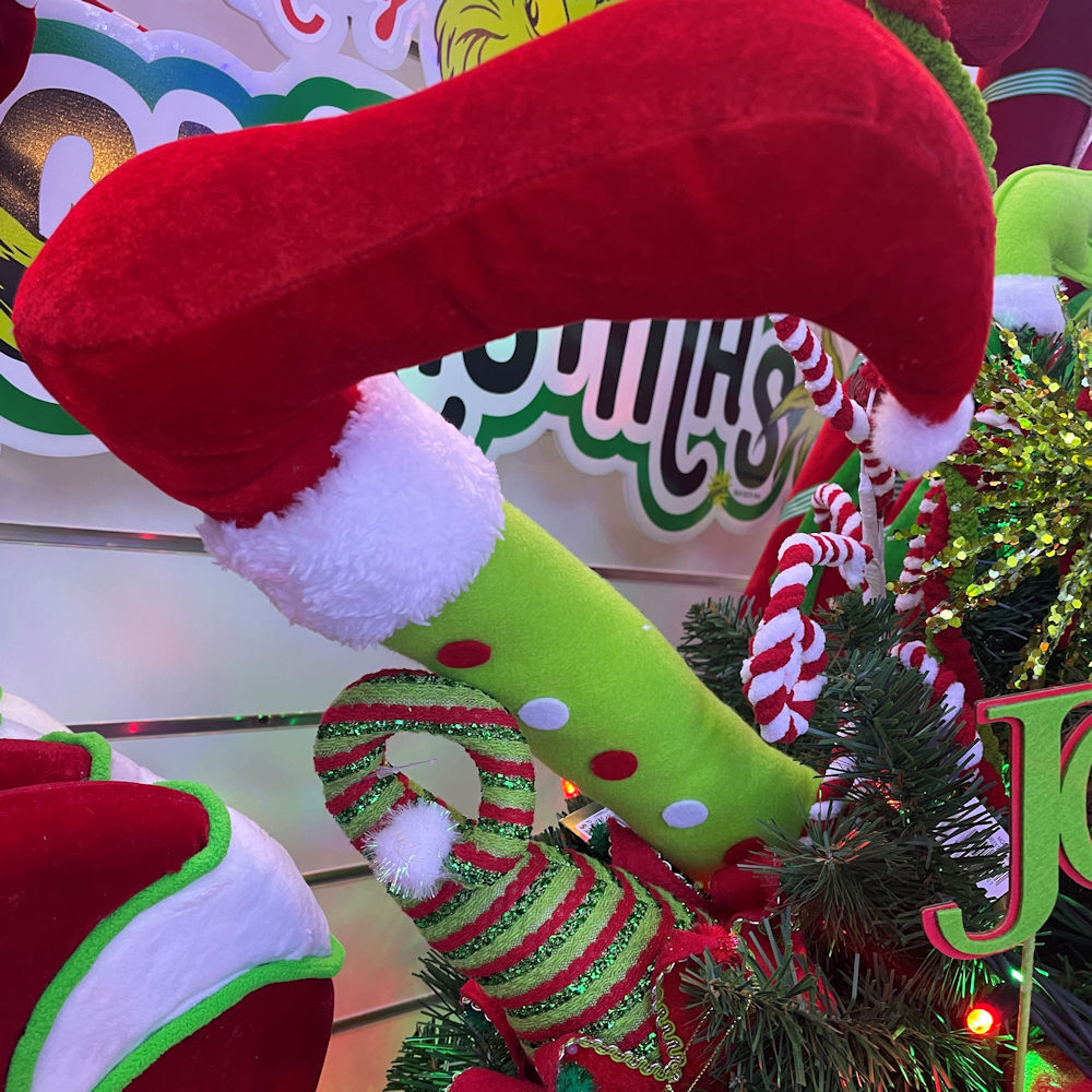 Elf Leg Pick with Spots 59cm | Christmas Complete