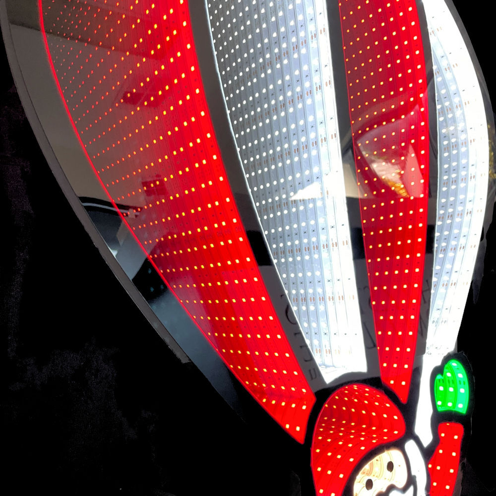 Infinity Hanging Balloon Santa 89cm | We'll make your Christmas Complete