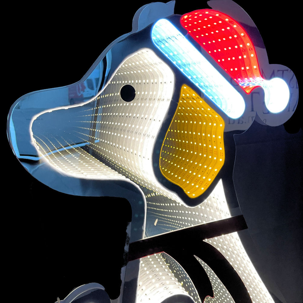 Infinity Sitting Dog 78cm | We'll make your Christmas Complete