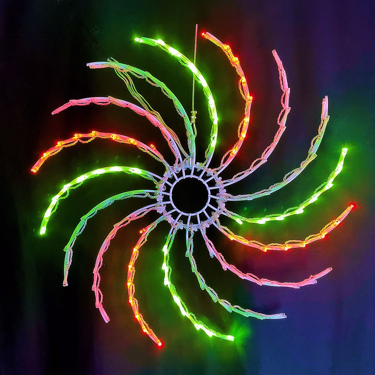 Buy New LED Spinner Green & Red 50cm SET of 3 | Christmas Complete