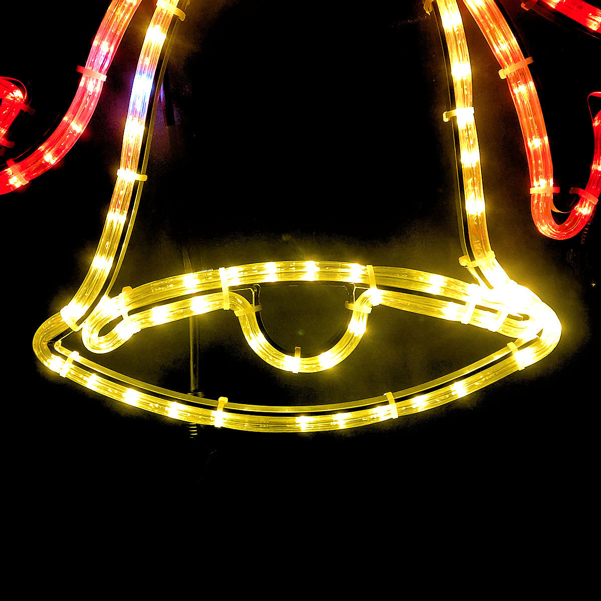Bell with Red Bow Rope Light Motif | Christmas Complete