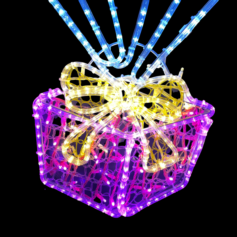 Buy new LED Christmas Parachuting Gift Pink 140cm | Christmas Complete
