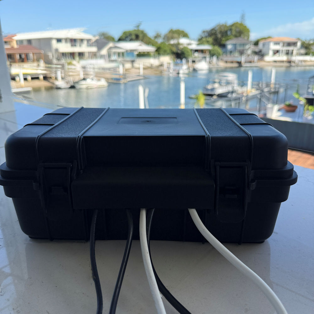Weather Proof Box with Hinged Lid 34cm | Christmas Complete