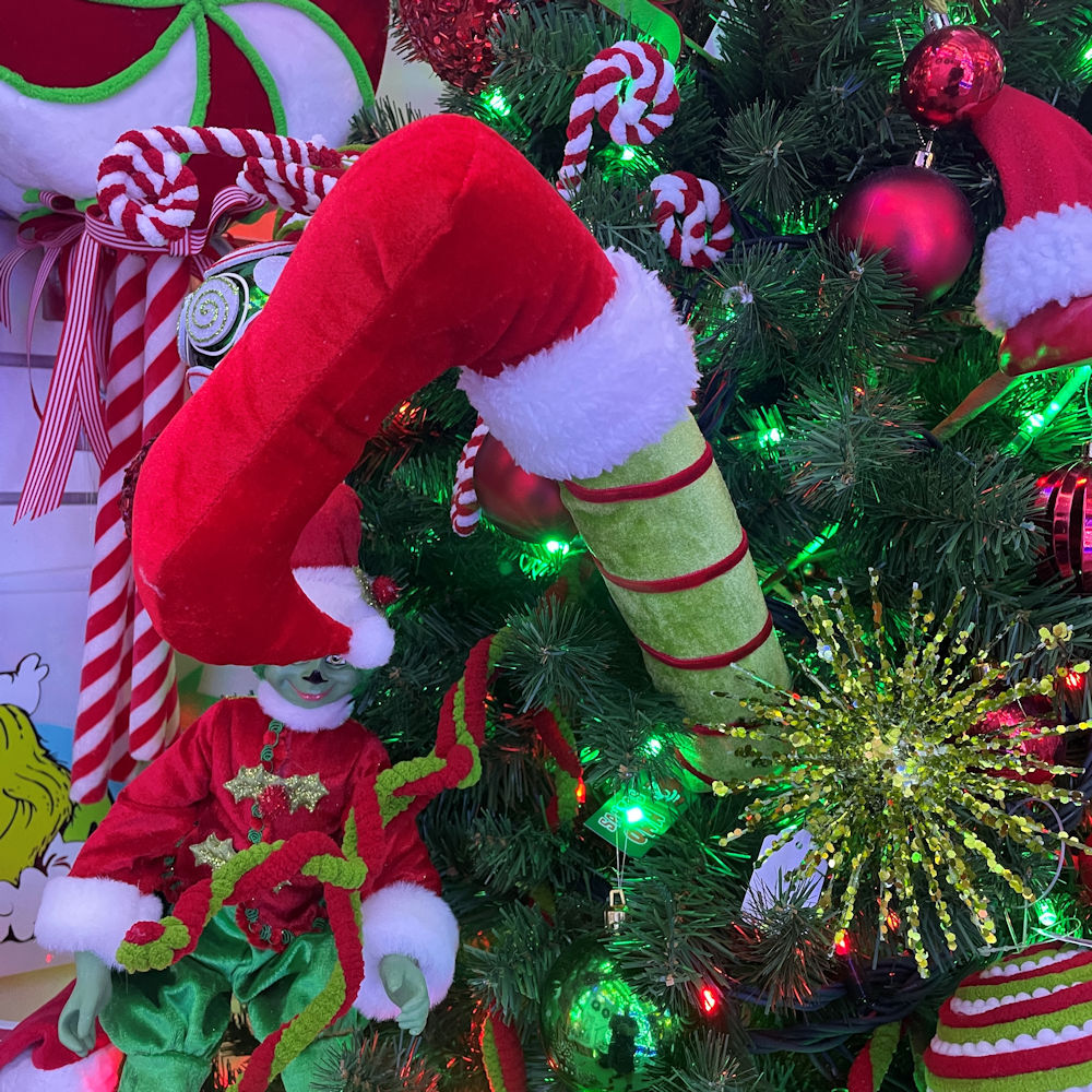 Elf Leg Pick with Stripes 62cm | Christmas Complete