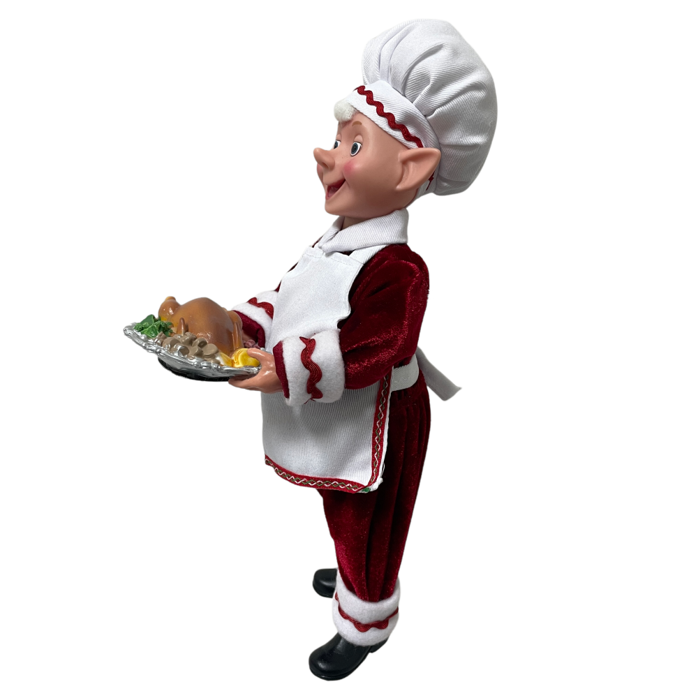 Standing Elf Roast Cook 30cm | Christmas Complete