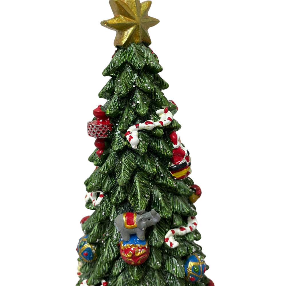 Christmas Tree Revolving Music Box 22cm | Christmas Complete