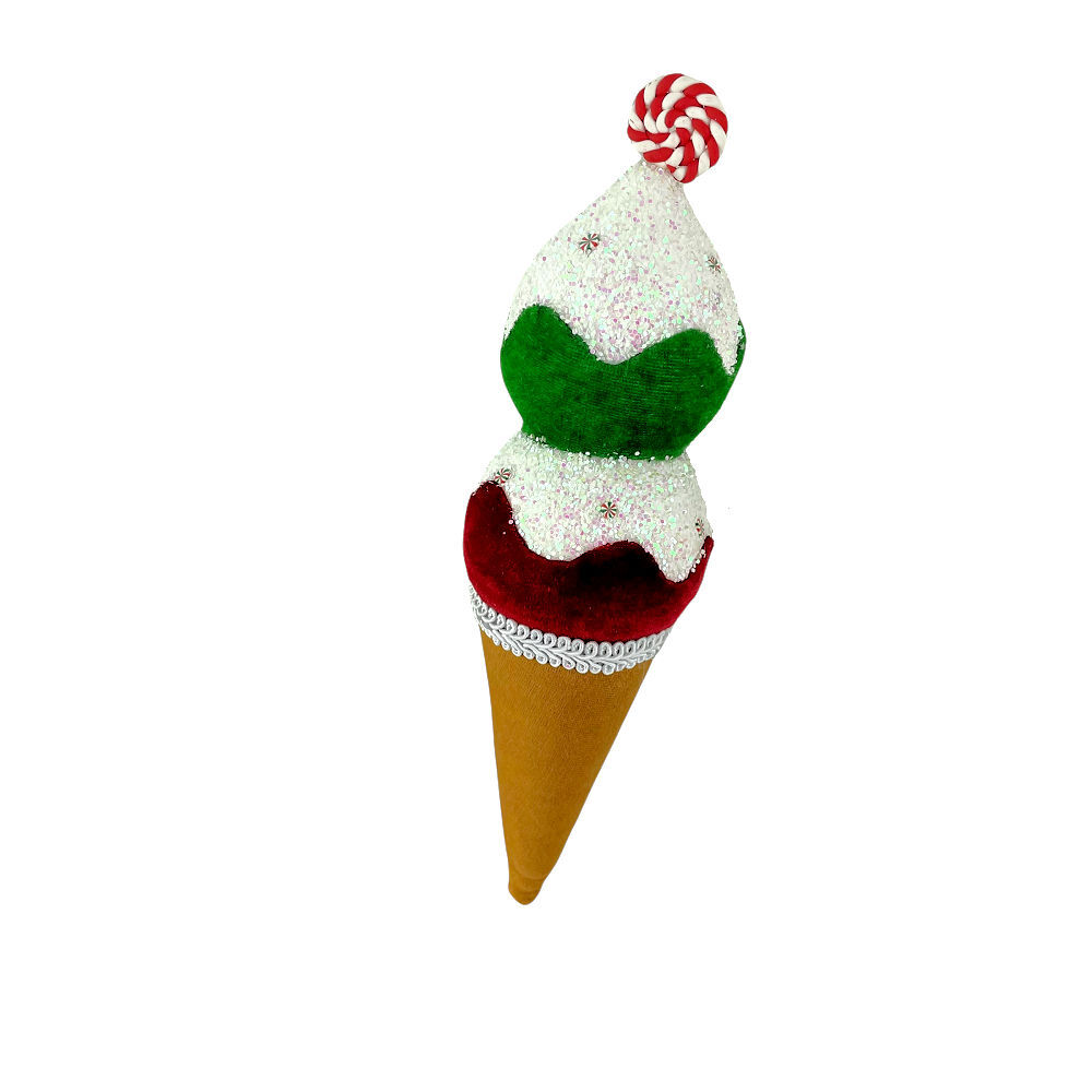 Gingerbread Ice Cream Cone 24cm | Christmas Complete