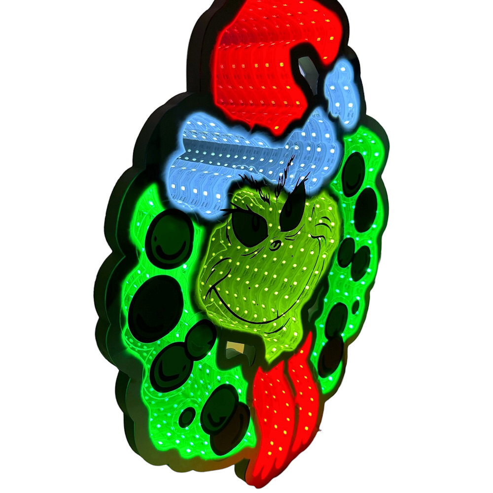 Infinity Grinch Wreath 40cm | Christmas Complete