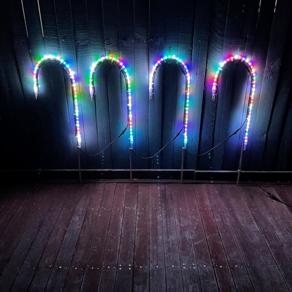 NEW RGB 4 Candy Canes 70cm | Christmas Complete