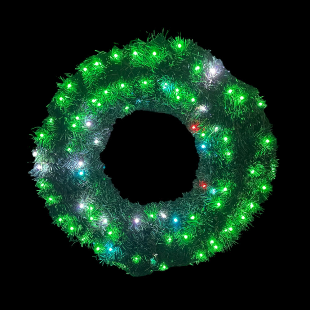 Outdoor RGB Wreath 80cm with Wifi | Christmas Complete