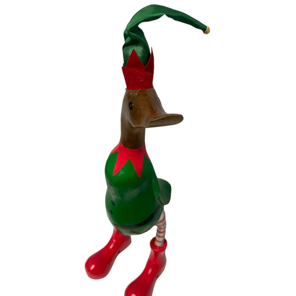 Elf Duck Red & Green 35cm | Christmas Complete