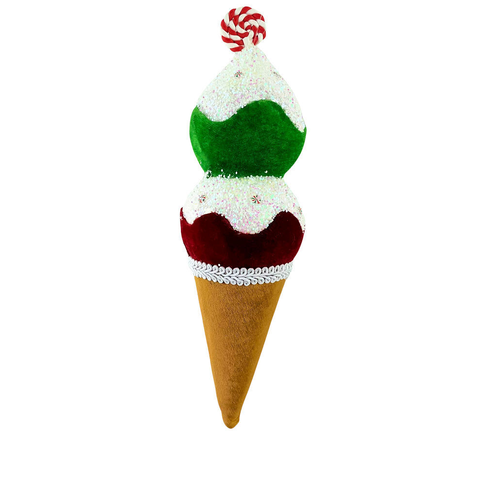 Gingerbread Ice Cream Cone 24cm | Christmas Complete