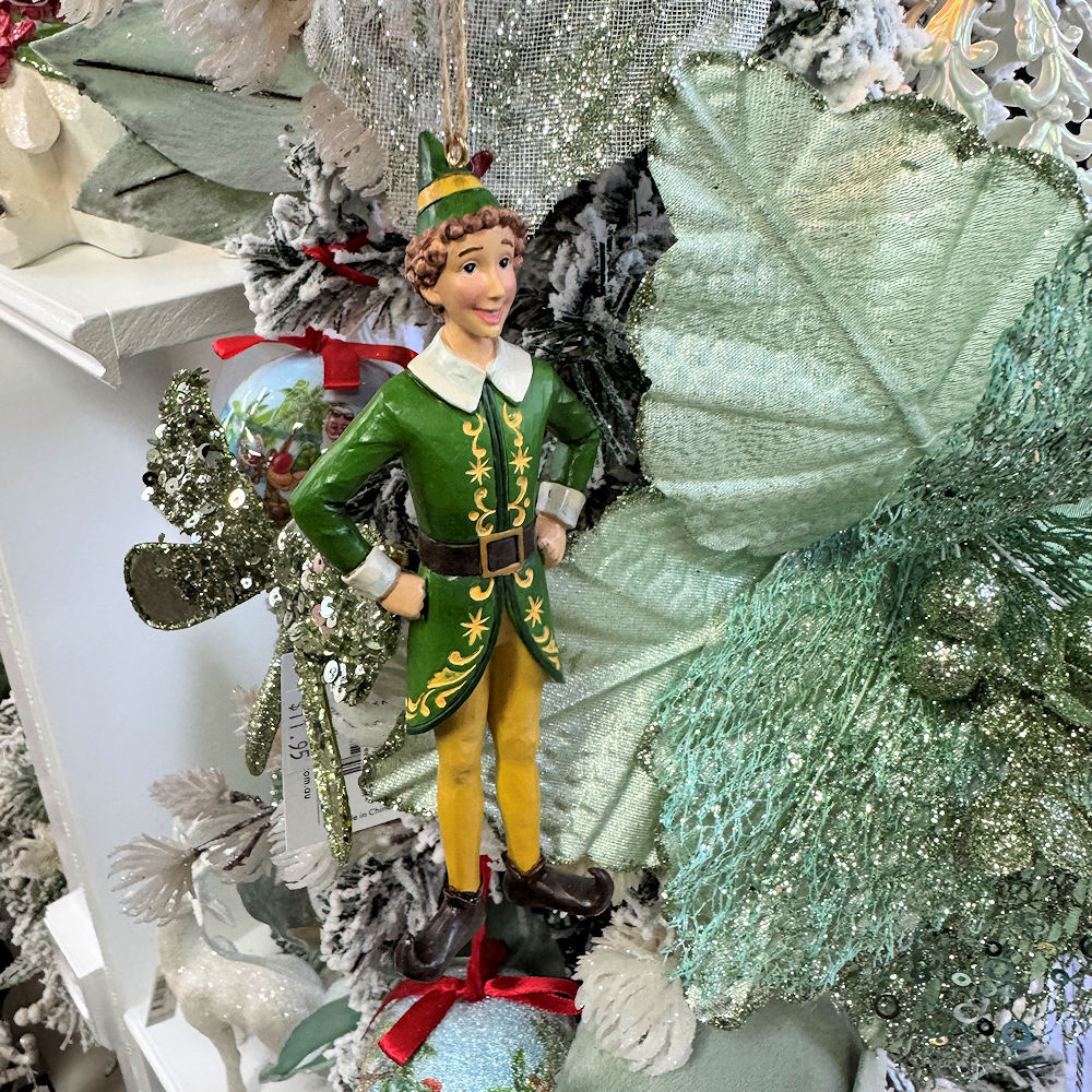 Elf by Jim Shore Classic Buddy Elf Hanging 12cm | Christmas Complete