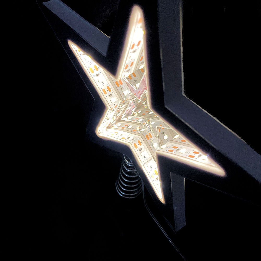 Infinity Tree Top Star White 23cm | We'll make your Christmas Complete