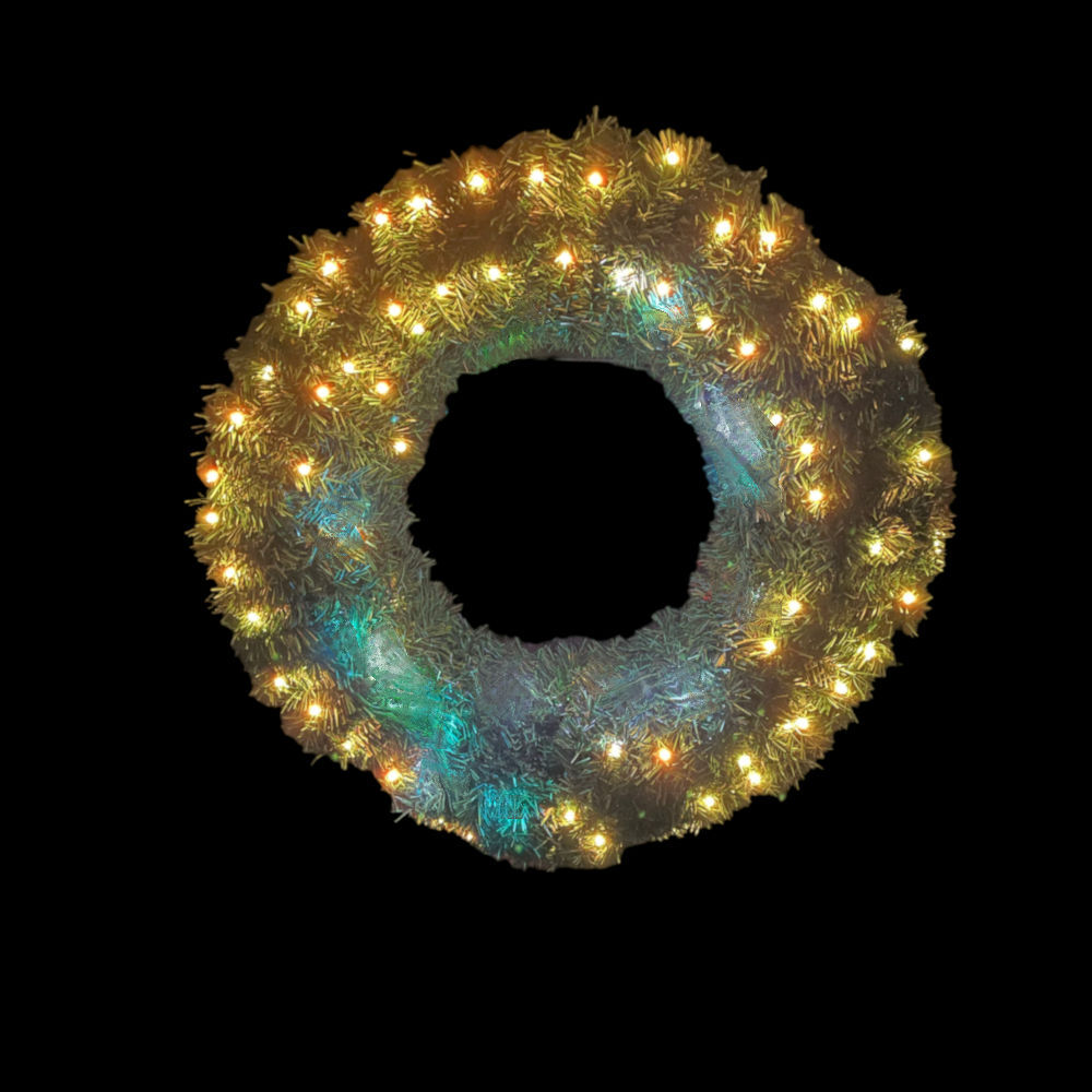 Outdoor RGB Wreath 80cm with Wifi | Christmas Complete