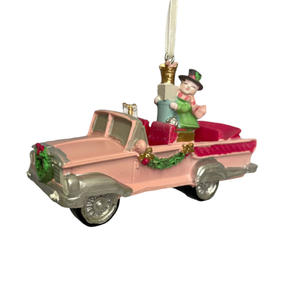 Vintage Cars Hanging Green | Christmas Complete
