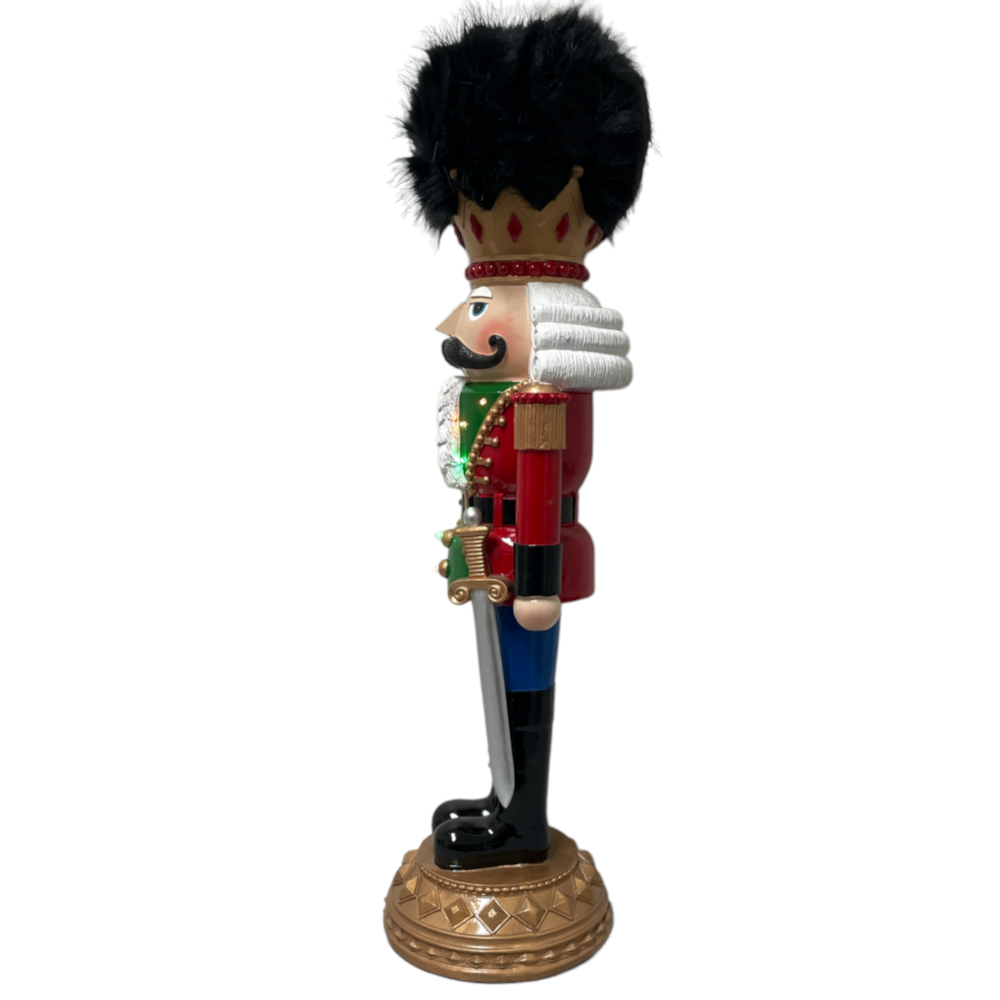 Nutcracker Red/Blue LED 89cm | We'll make your Christmas Complete