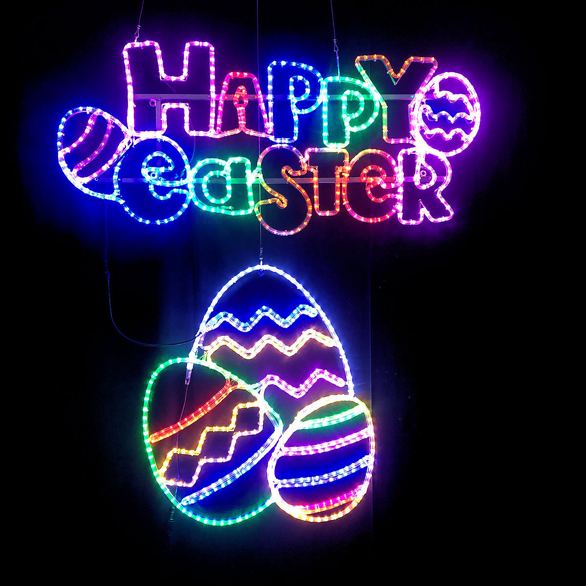Happy Easter Rope Light Motif 134cm | Christmas Complete