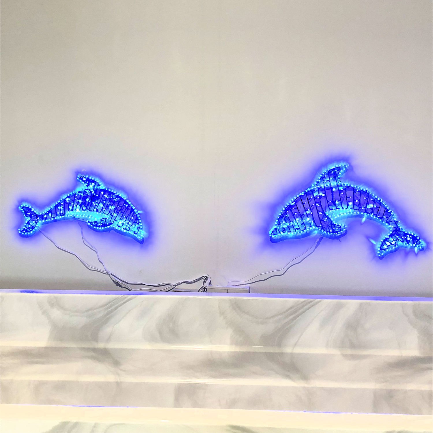 Buy new LED Dolphin breaching motif - Silhouette 120cm online from ...