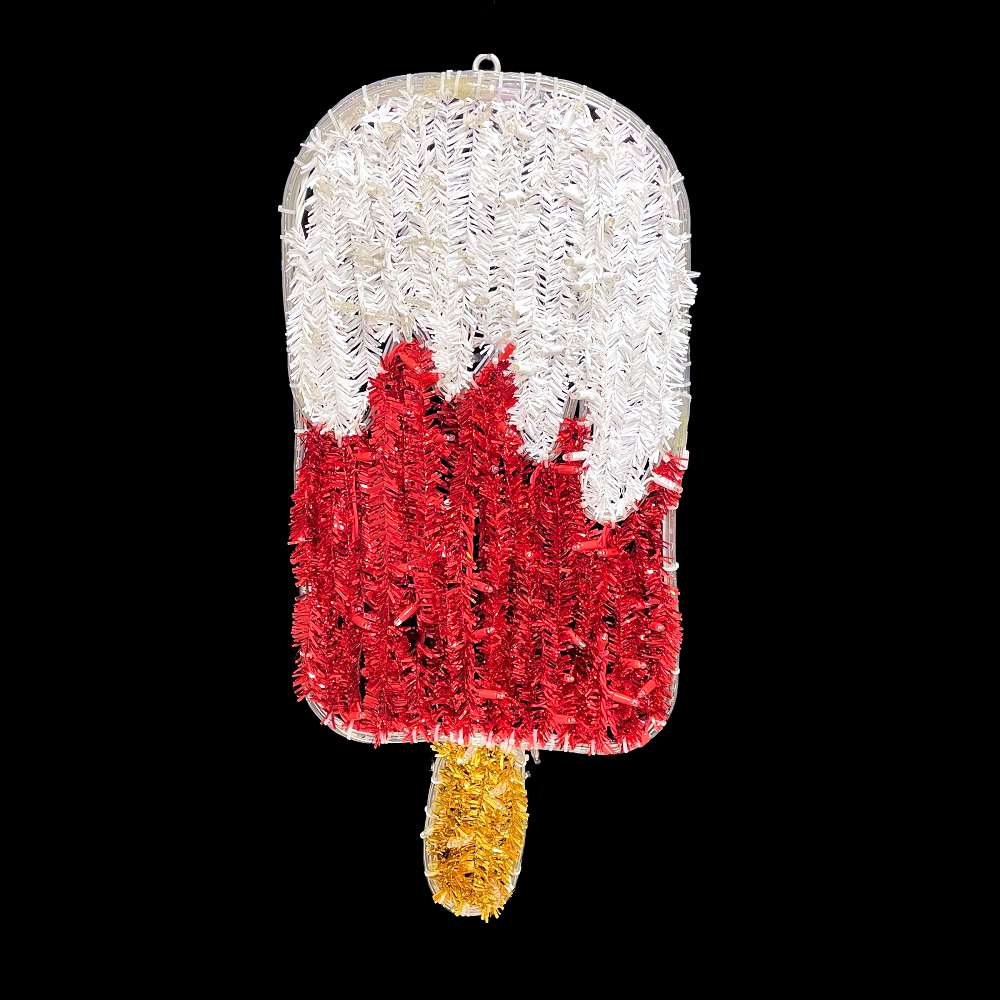 Candy Red Ice Cream Stick 105cm | Christmas Complete