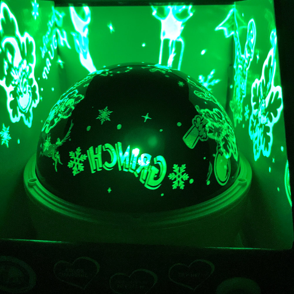 Grinch Lightshow Tabletop Projection 13cm | Christmas Complete