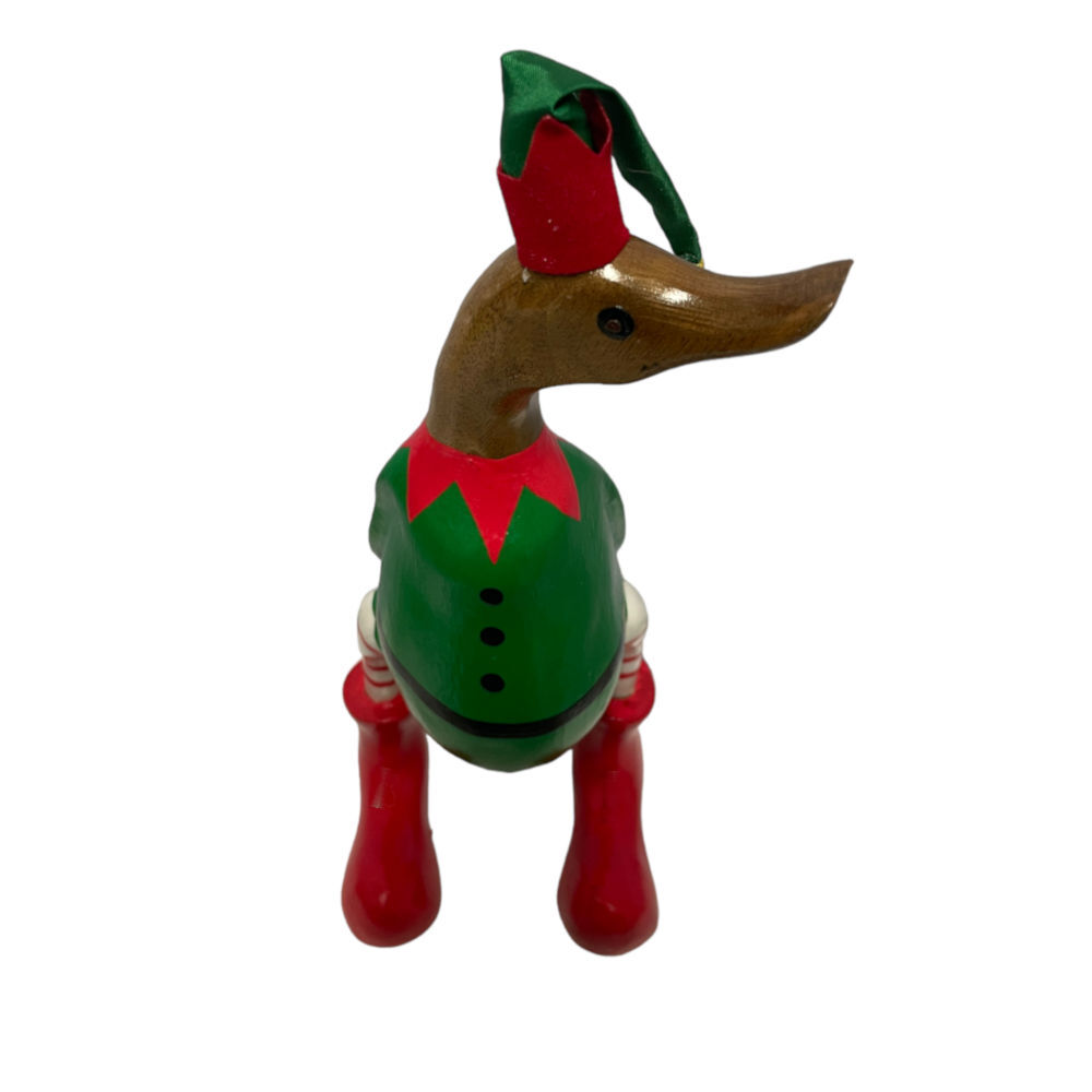 Elf Duck Red & Green 25cm | Christmas Complete