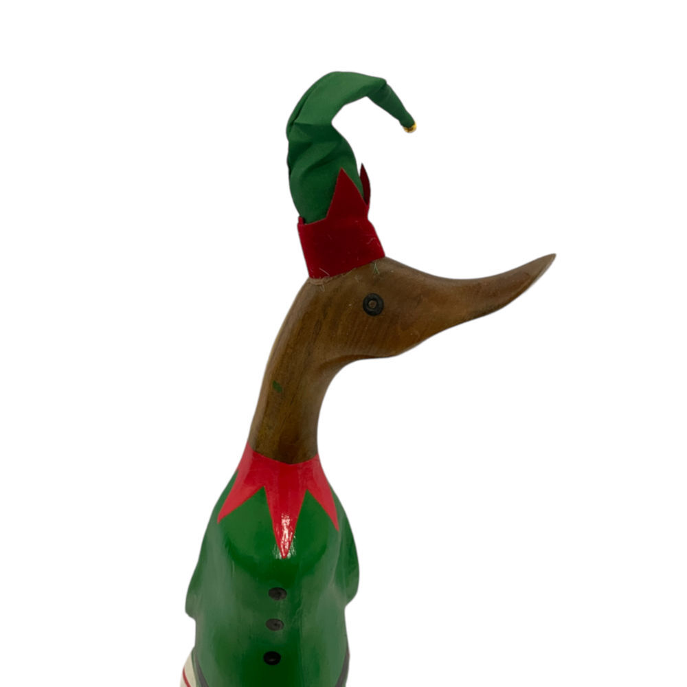 Elf Duck Red & Green 35cm | Christmas Complete