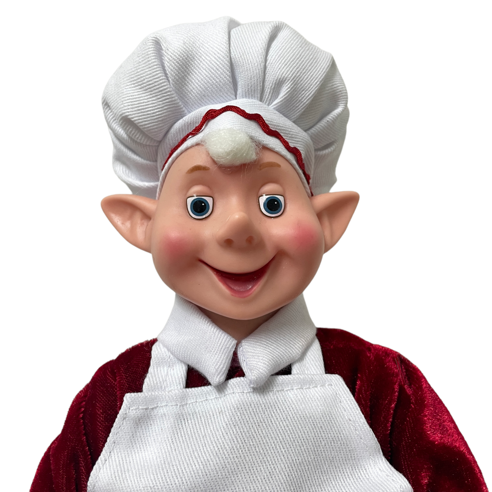Standing Elf Roast Cook 30cm | Christmas Complete