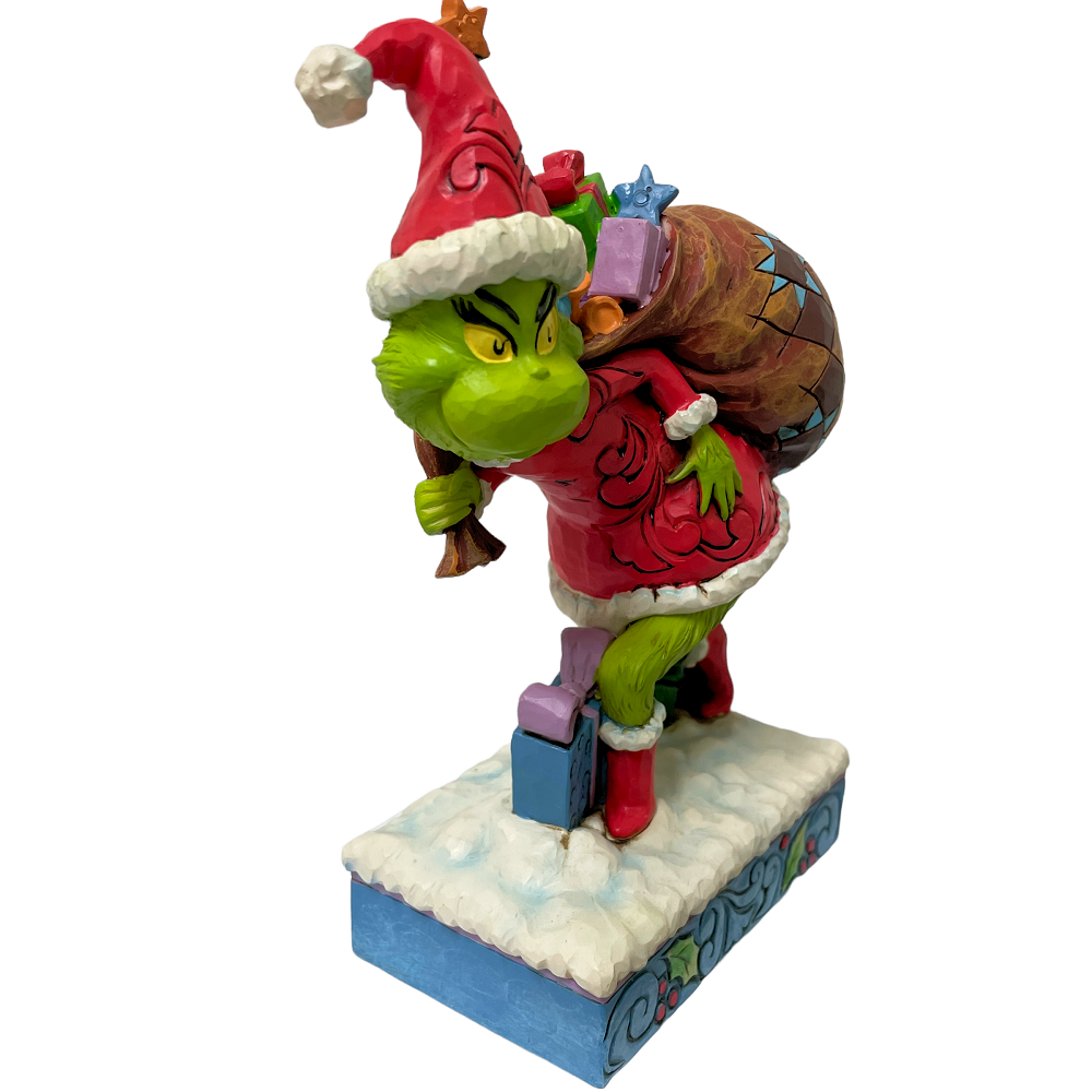 Grinch Tip Toeing 19.5cm - Grinch by Jim Shore | Christmas Complete
