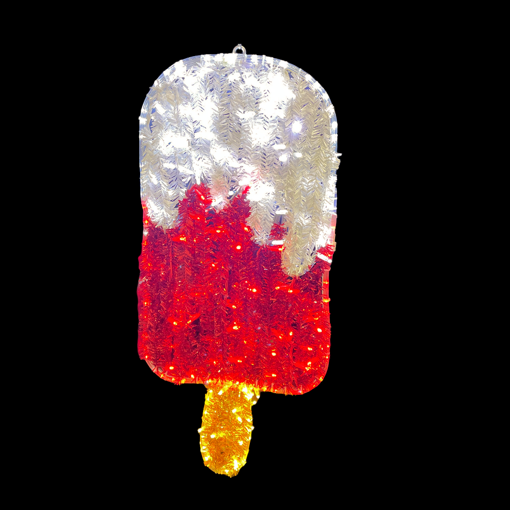 Candy Red Ice Cream Stick 105cm | Christmas Complete