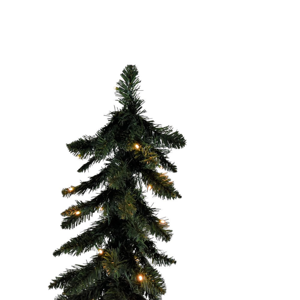 Scandinavian Fir Green Pre-Lit Christmas Tree by Pine & Fir | Christmas ...