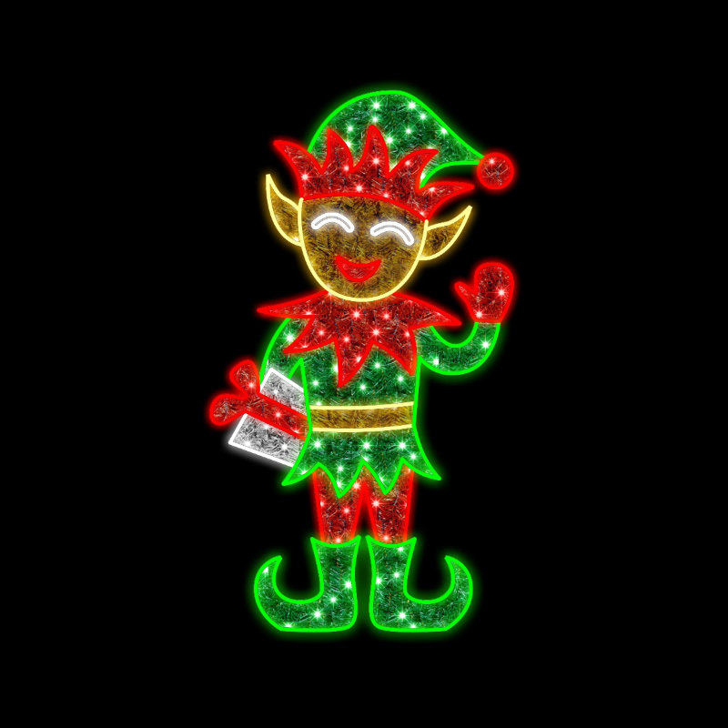 Elf Rope Light Motif | Christmas Complete